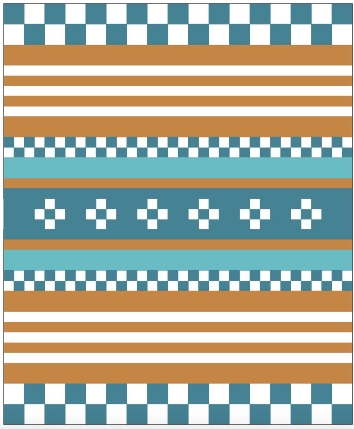 Salisbury Quilt Kit- Large Throw Size (Beach edition) – Scribbly Gum ...