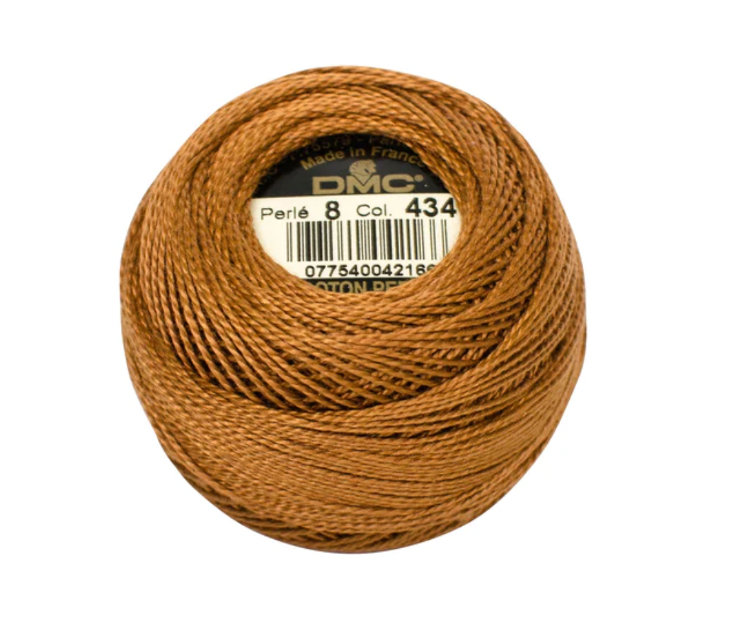 DMC Perle 8 thread- 436 Tan – Scribbly Gum Quilt Co