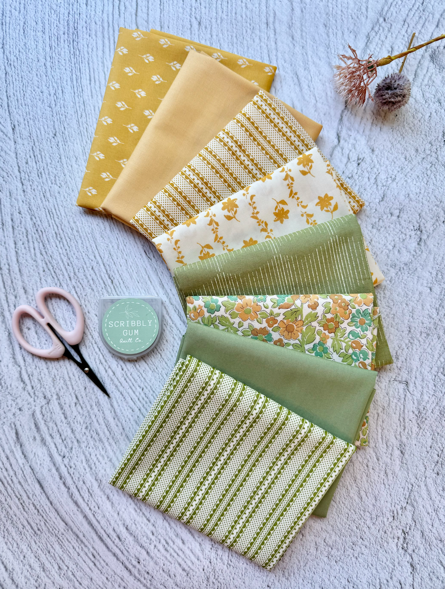 Pipers Creek - Curated 8 Fat Quarter Bundle – Scribbly Gum Quilt Co
